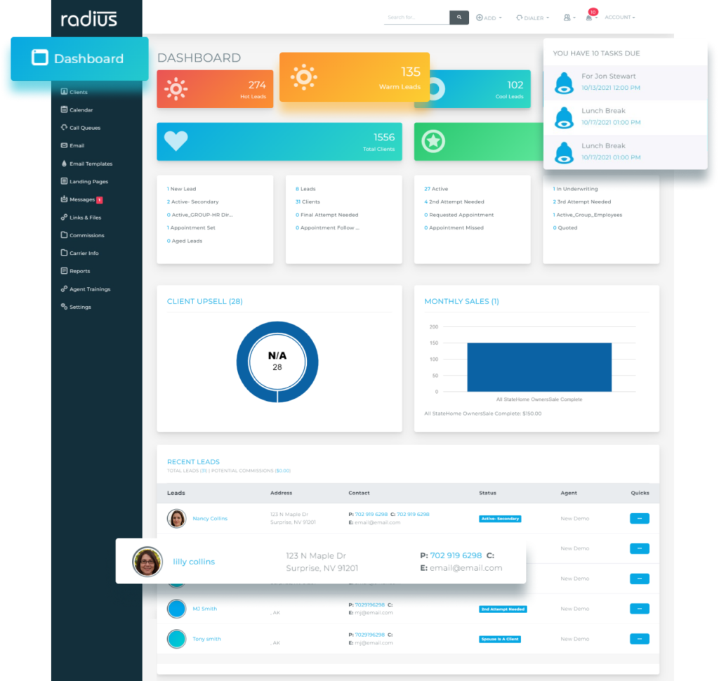 Radius – Agency Management System Built for You!